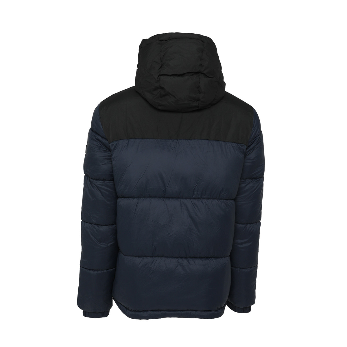 Flo - Jack -- Jones JJDREW PUFFER HOOD LTN Lacivert Erkek Mont