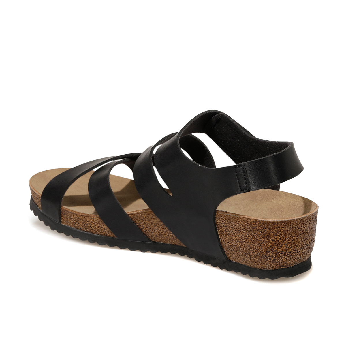 Flo - 315623.Z 1FX Siyah Kadın Dolgu Topuk Sandalet