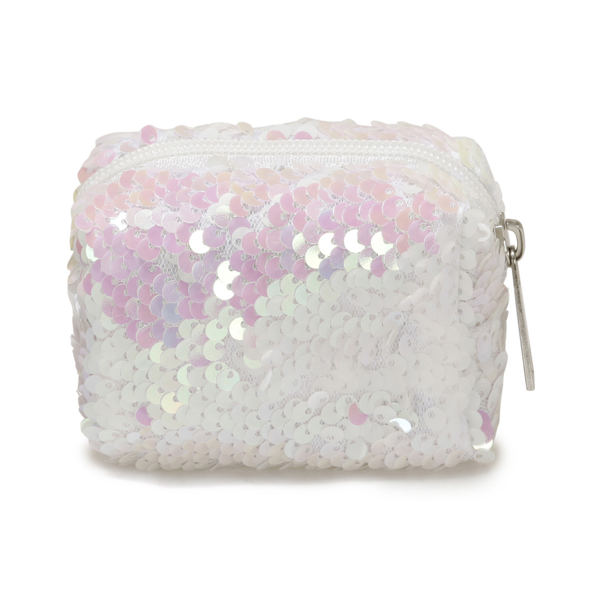 Flo - CARTER 1FX BEYAZ PEMBE MUL Kadın Bozuk Para Cüzdanı