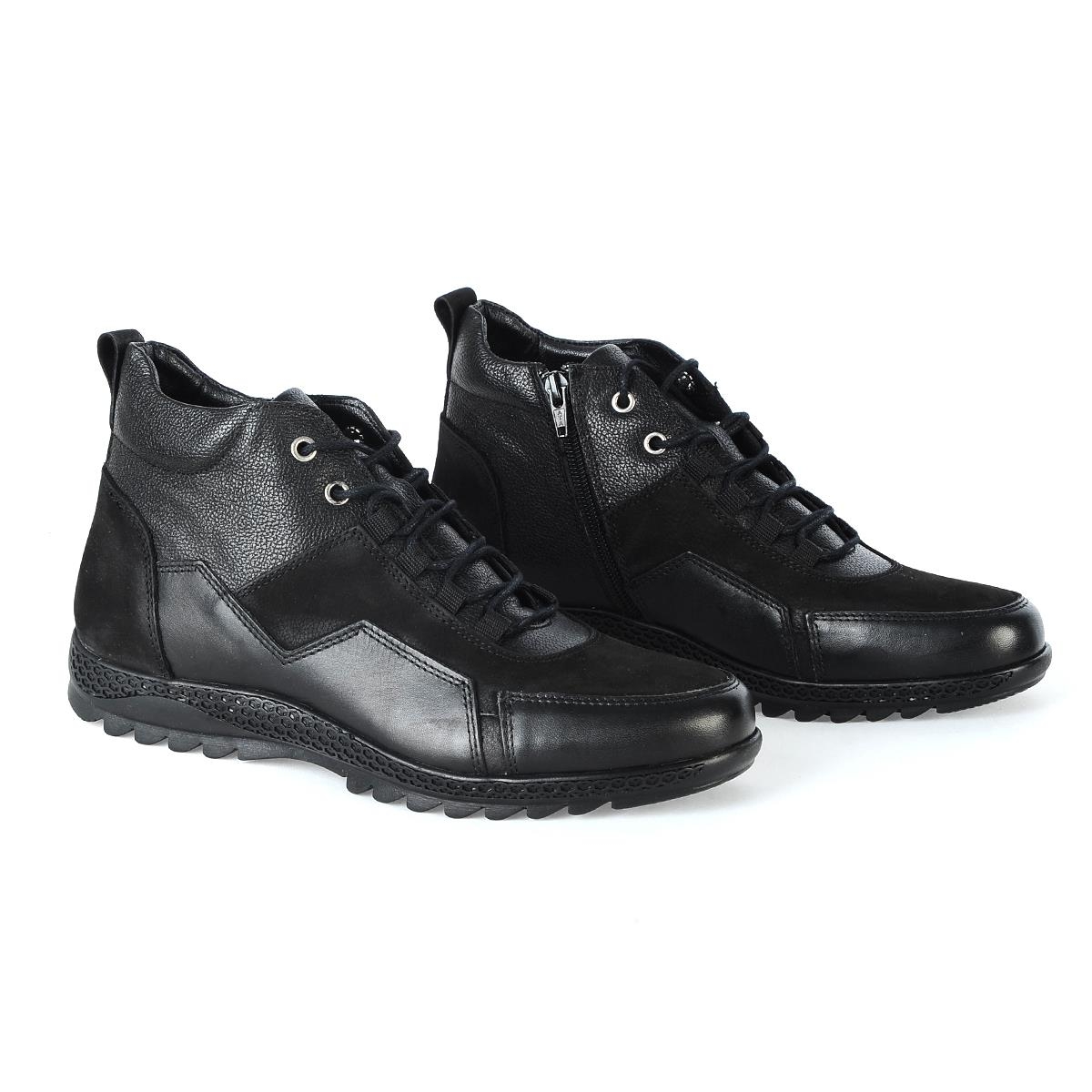 MP 222-4853Mr Siyah Nubuk Deri Erkek Bot Fiyatları | Flo