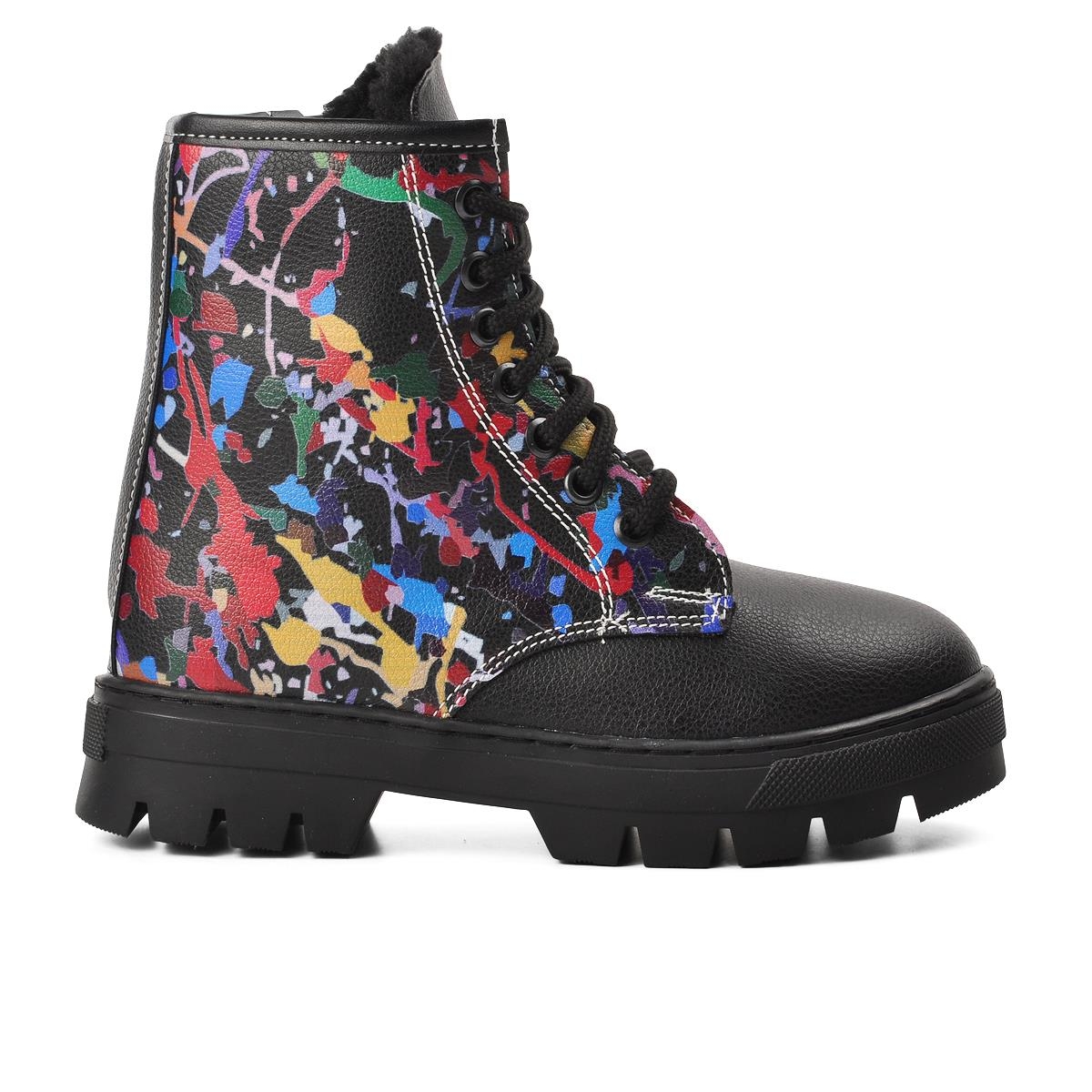 A Spor Aspor Arz 2301001-F Siyah İçi Kürklü Fermuarlı Çocuk Bot ...