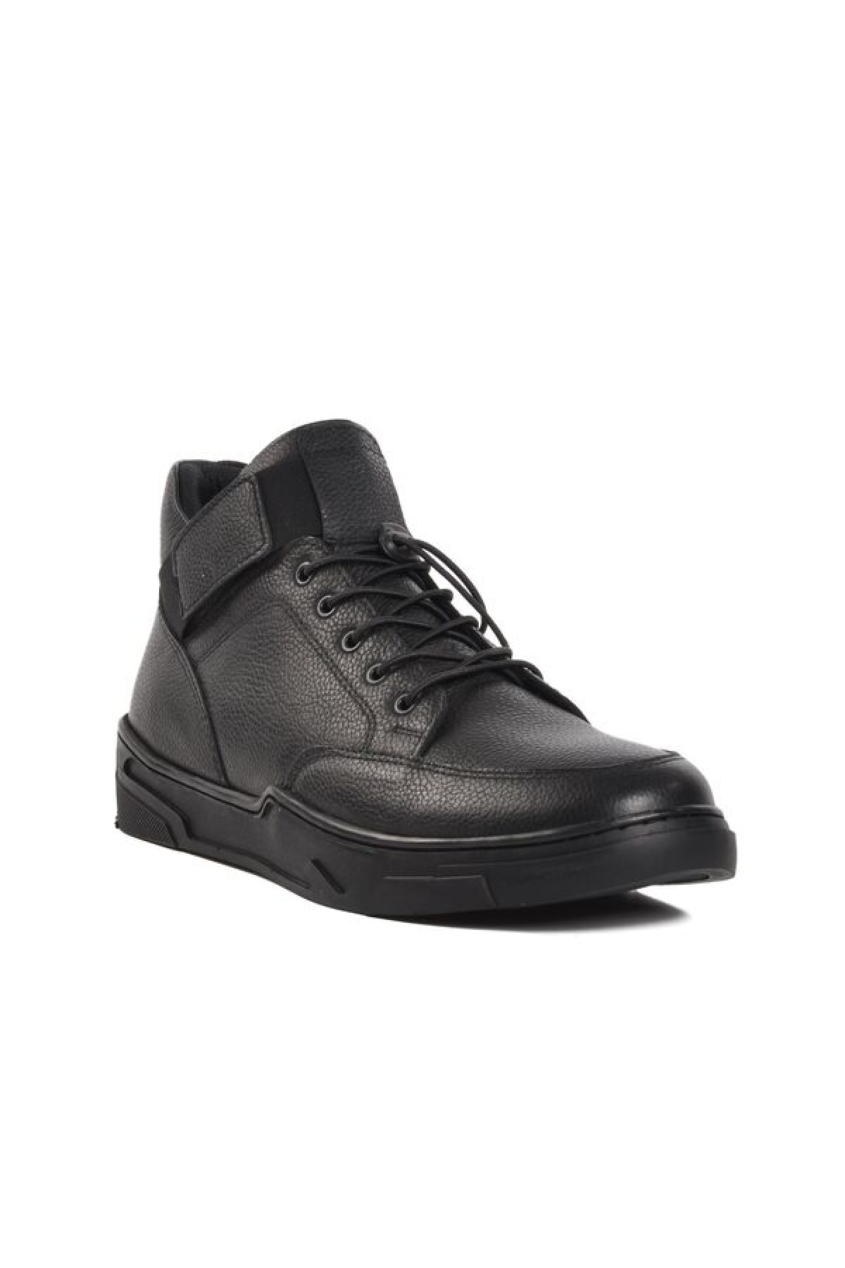 BULLDOZER Siyah Hakiki Deri Erkek Bot 200822972 | Flo