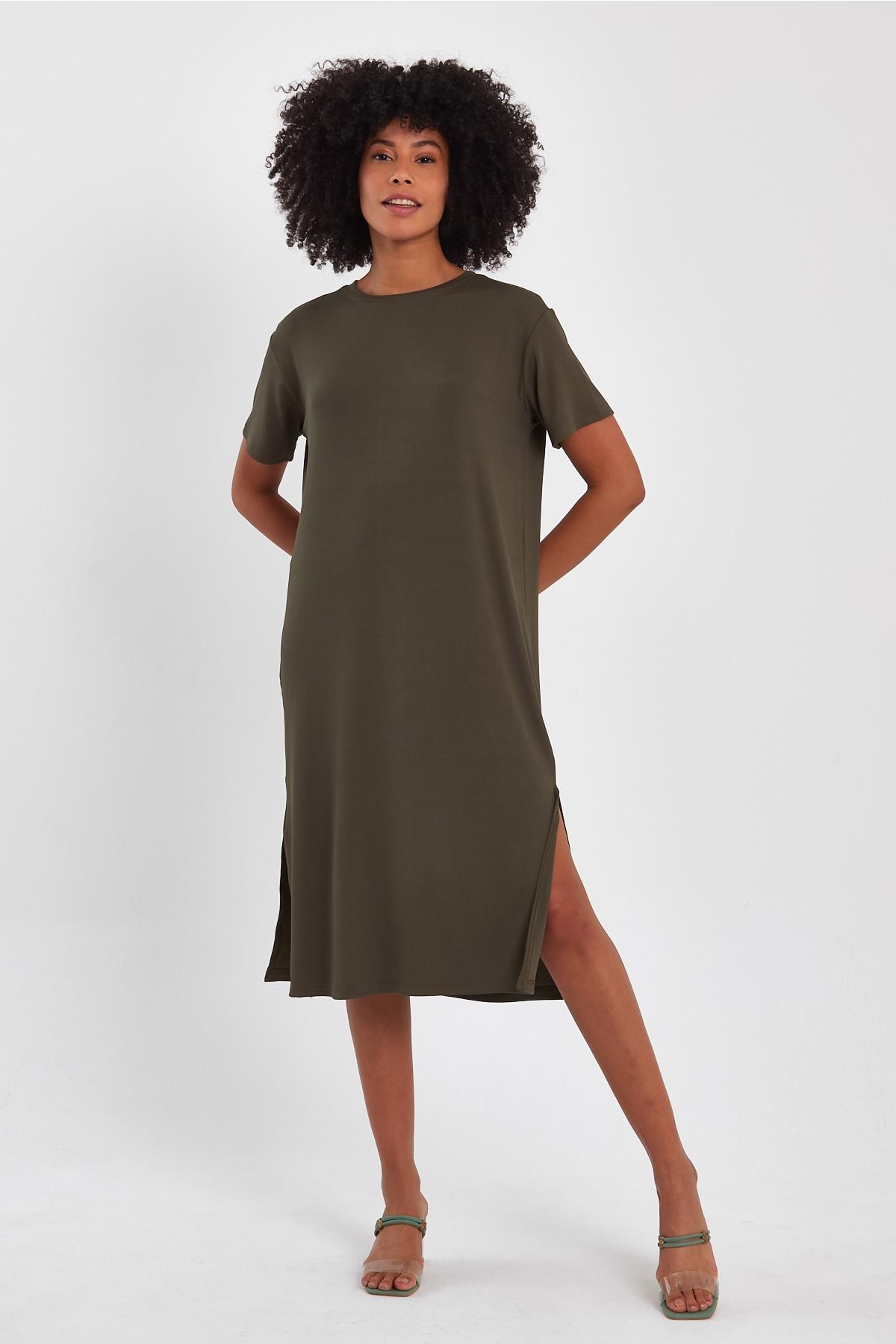 ALEXANDERGARDİ YIRTMAÇLI BASİC ELBİSE (B23-00115) Fiyatları | Flo