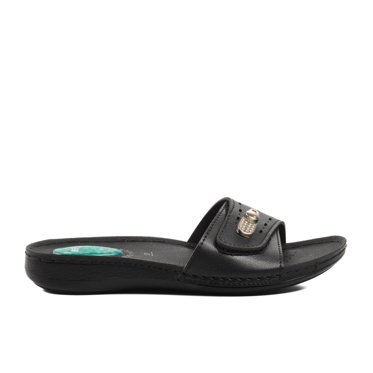 2444 Siyah Topuk Jel Destekli Kadın Terlik Fiyatları | Flo