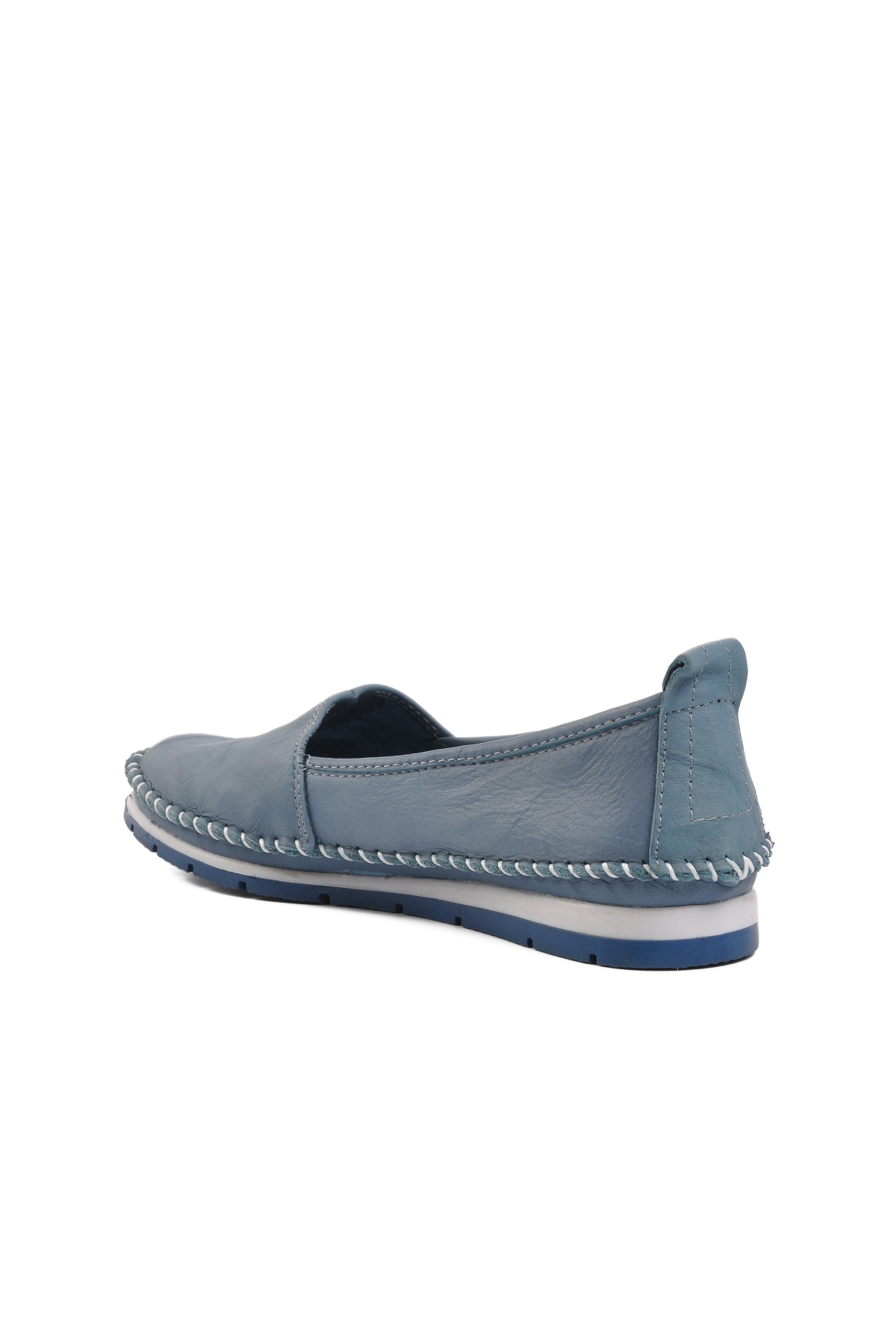 Stepica Rikel 21 Kadın Mavi Hakiki Deri Günlük Ayakkabı 200966275 | Flo
