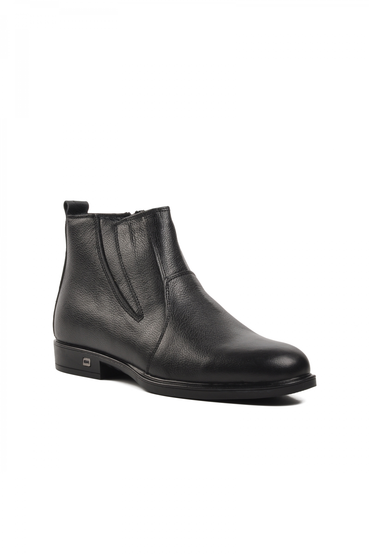 3602 Siyah Hakiki Deri İçi Kürklü Erkek Bot Fiyatları | Flo