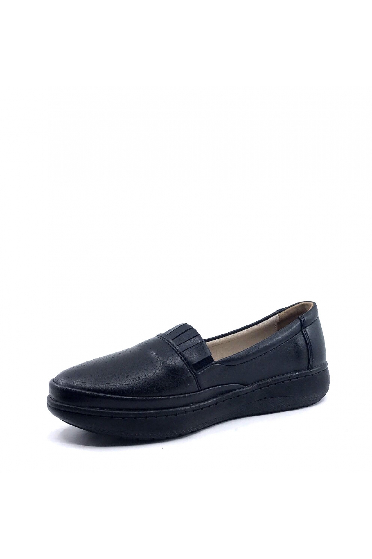 P04-3 Özel Topuk Jeli Siyah Günlük Bayan Ayakkabı Fiyatları | Flo