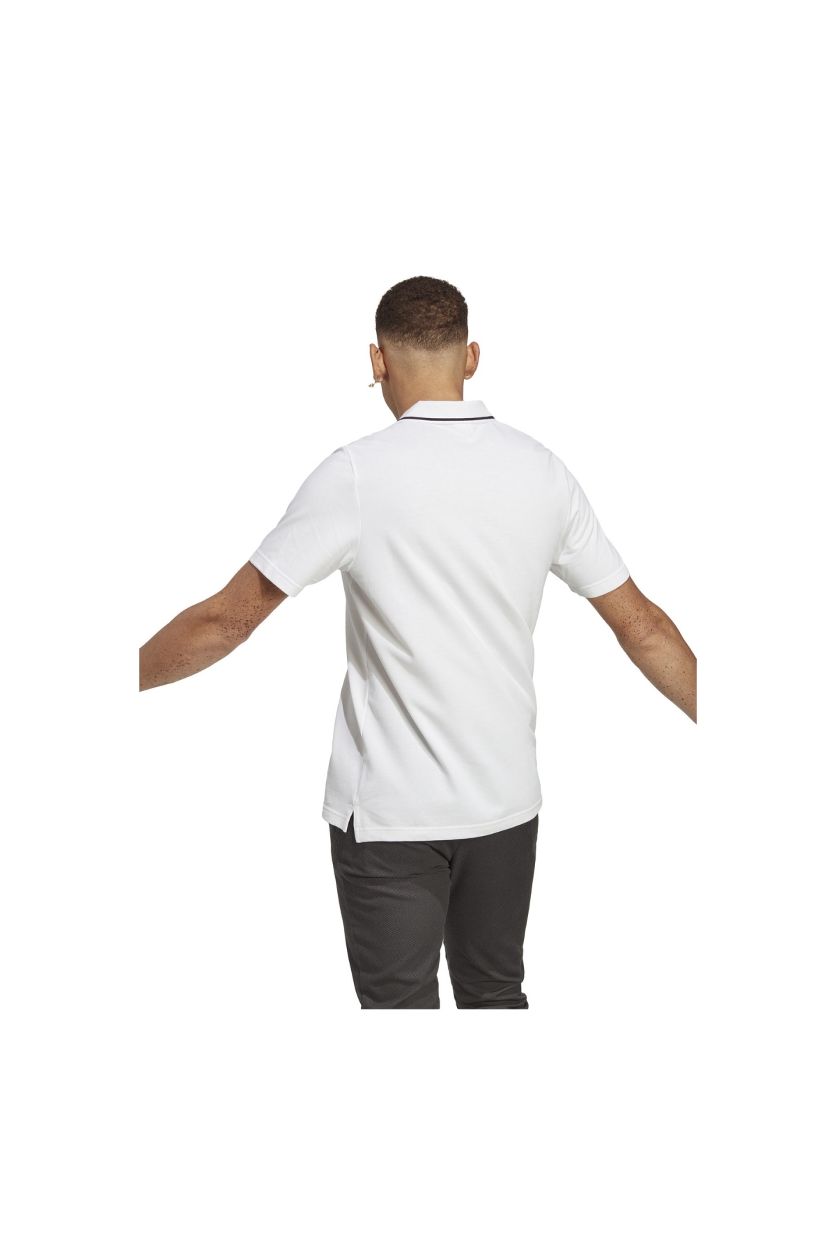 Essentials Piqué Erkek Beyaz Polo Tişört (IC9315) Fiyatları | Flo