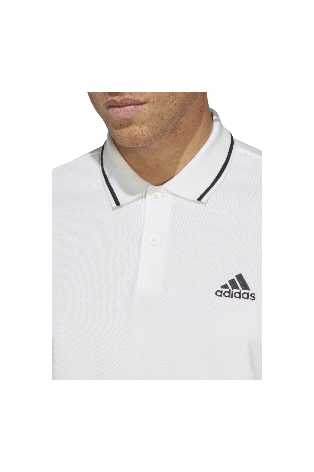 Essentials Piqué Erkek Beyaz Polo Tişört (IC9315) Fiyatları | Flo