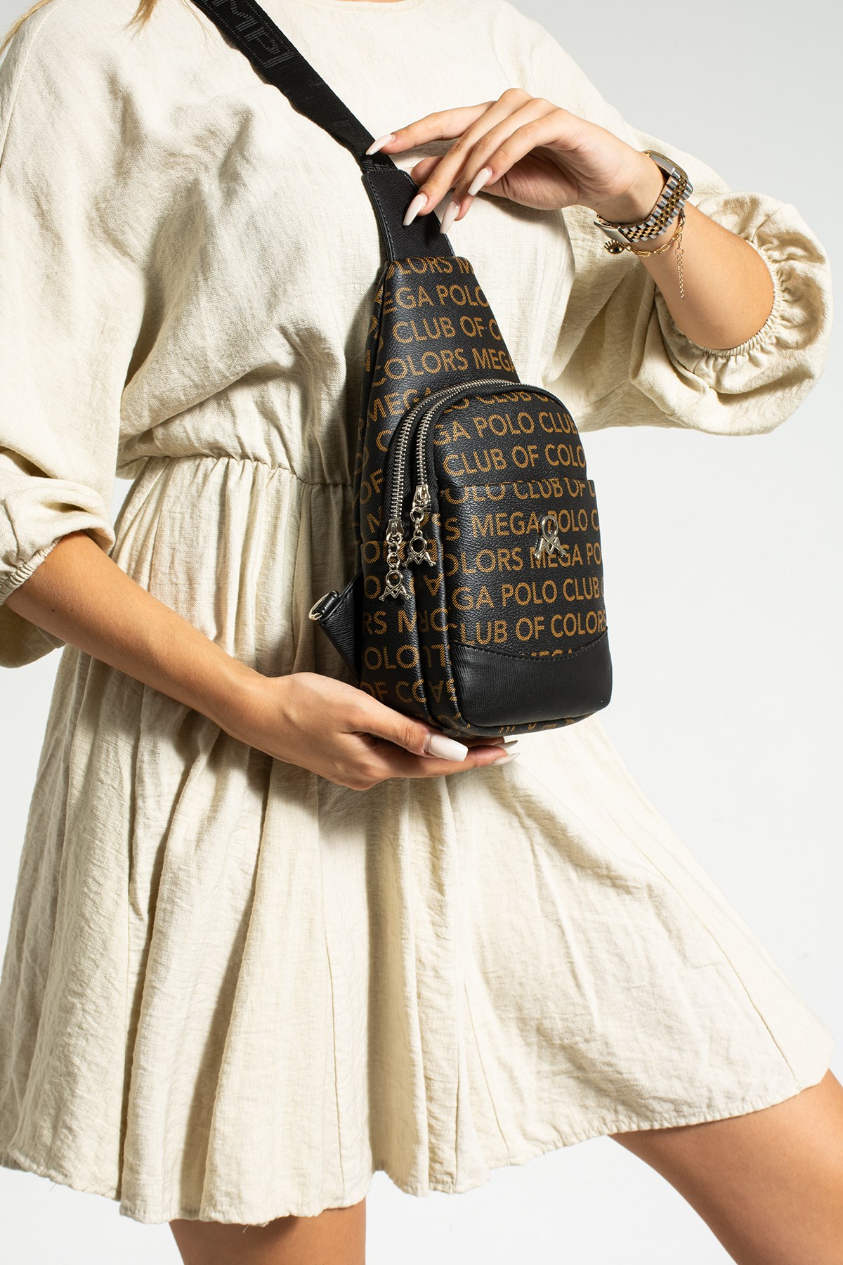 Paul Brand Yeni Sezon Çok Bölmeli Kadın Vücut Çantası Body Bag PBM711 ...