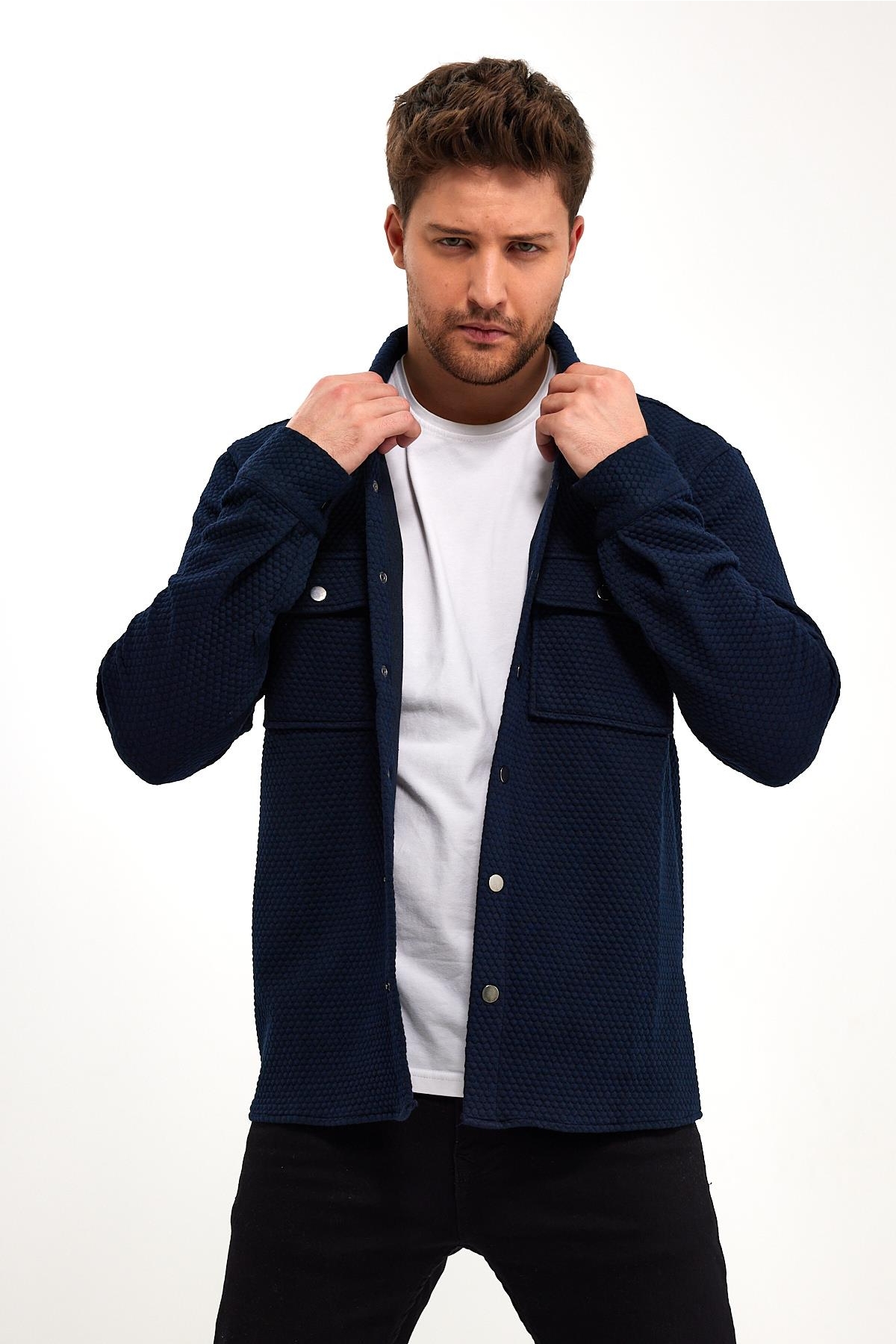 ALEXANDERGARDI COMFORT FİT GÖMLEK CEKET (EG1851) Fiyatları | Flo