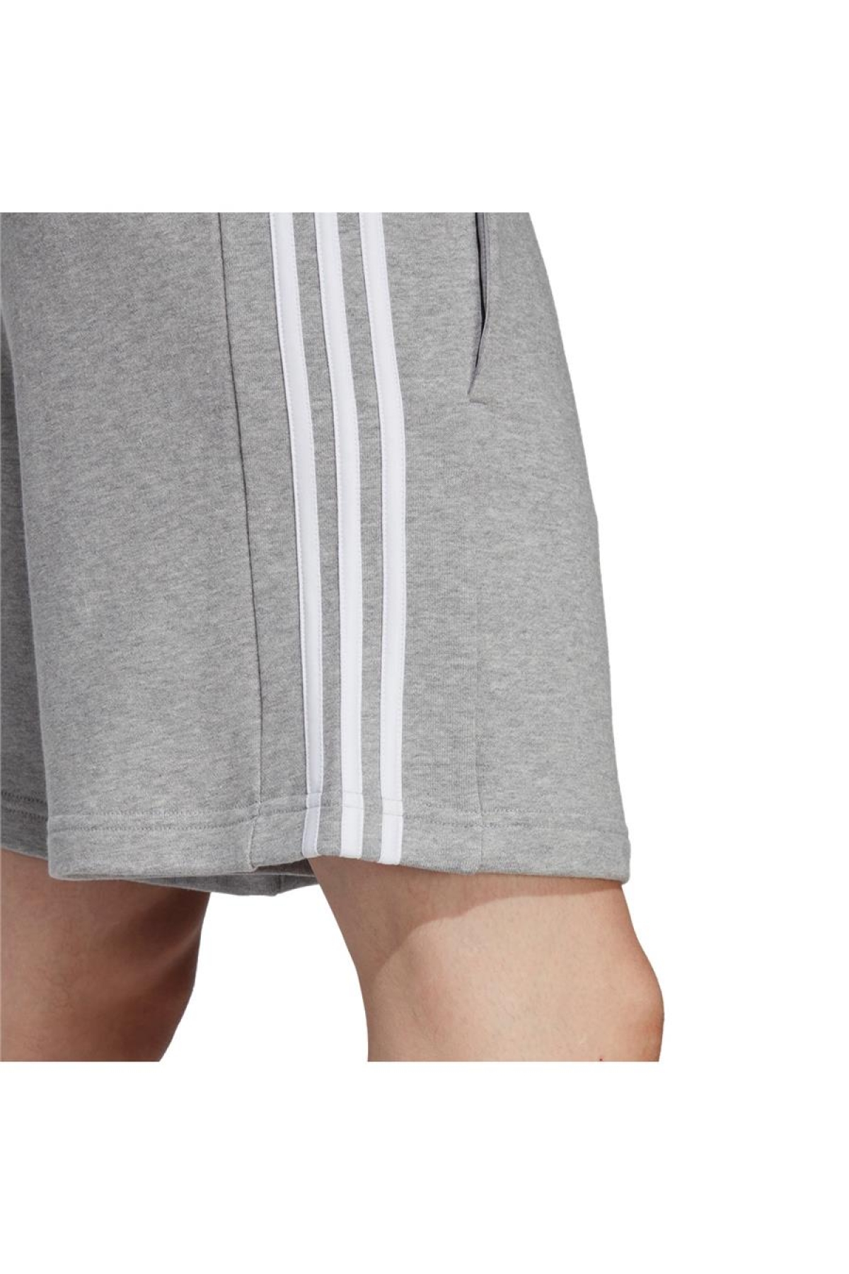 adidas 3 Stripes French Terry Erkek Gri Şort IC9437 201139596 | Flo