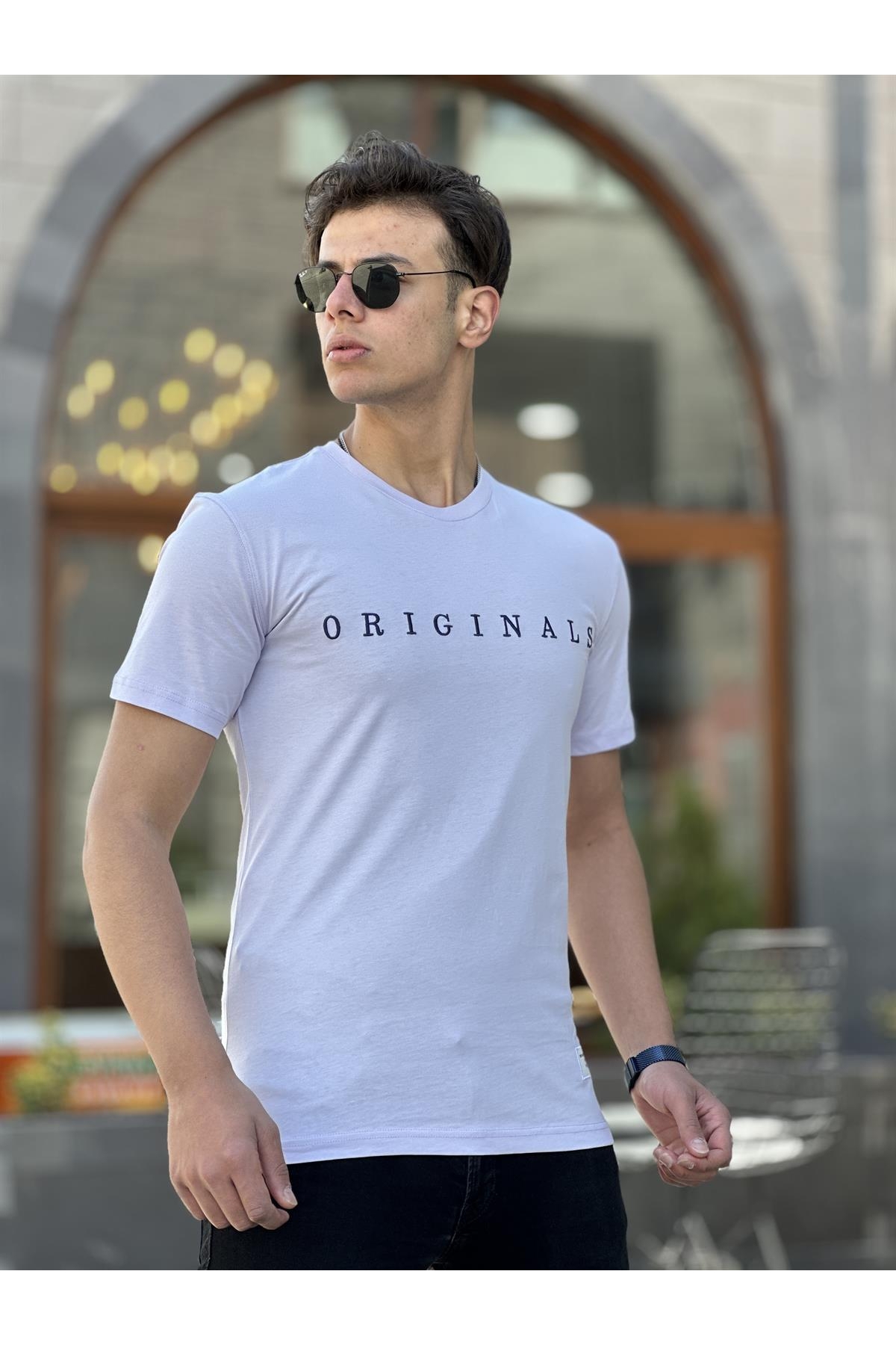 Miron Originals Kısa Kollu Tişört Regular Fit-Lila 201153840 | Flo