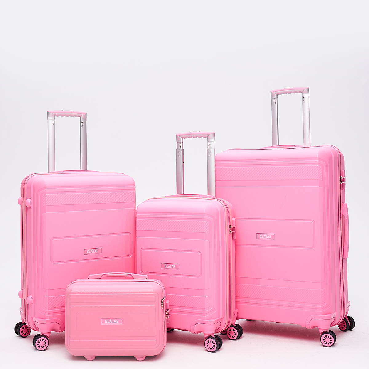 4'lü Valiz Seti Premium Polipropilen Kırılmaz Valiz Büyük - Orta ...