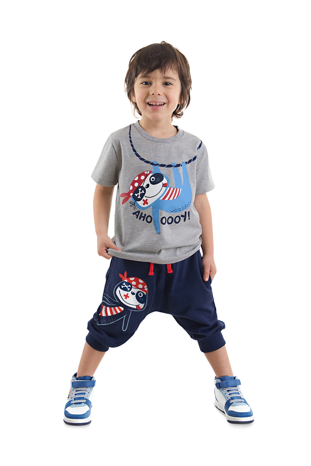 Tembel Hayvan Erkek Çocuk T-shirt Kapri Takım Fiyatları | Flo