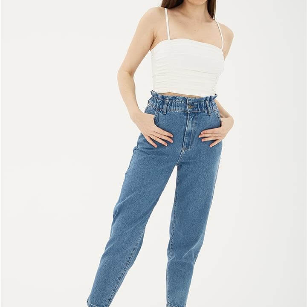 Baggy Denim Pantolon Mavi Fiyatları | Flo