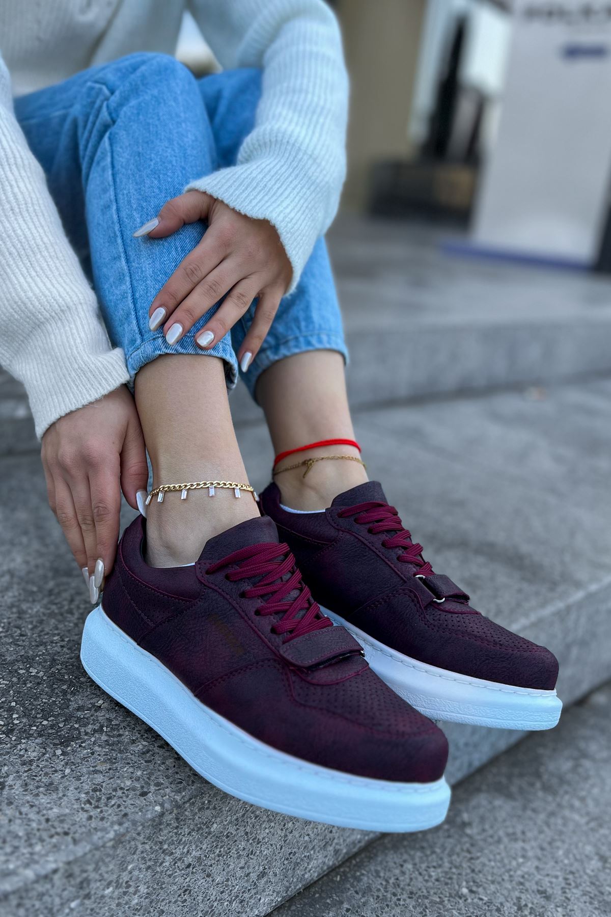 Chekich CH073 CBT Flatline Kadın Ayakkabı BORDO 201174343 | Flo