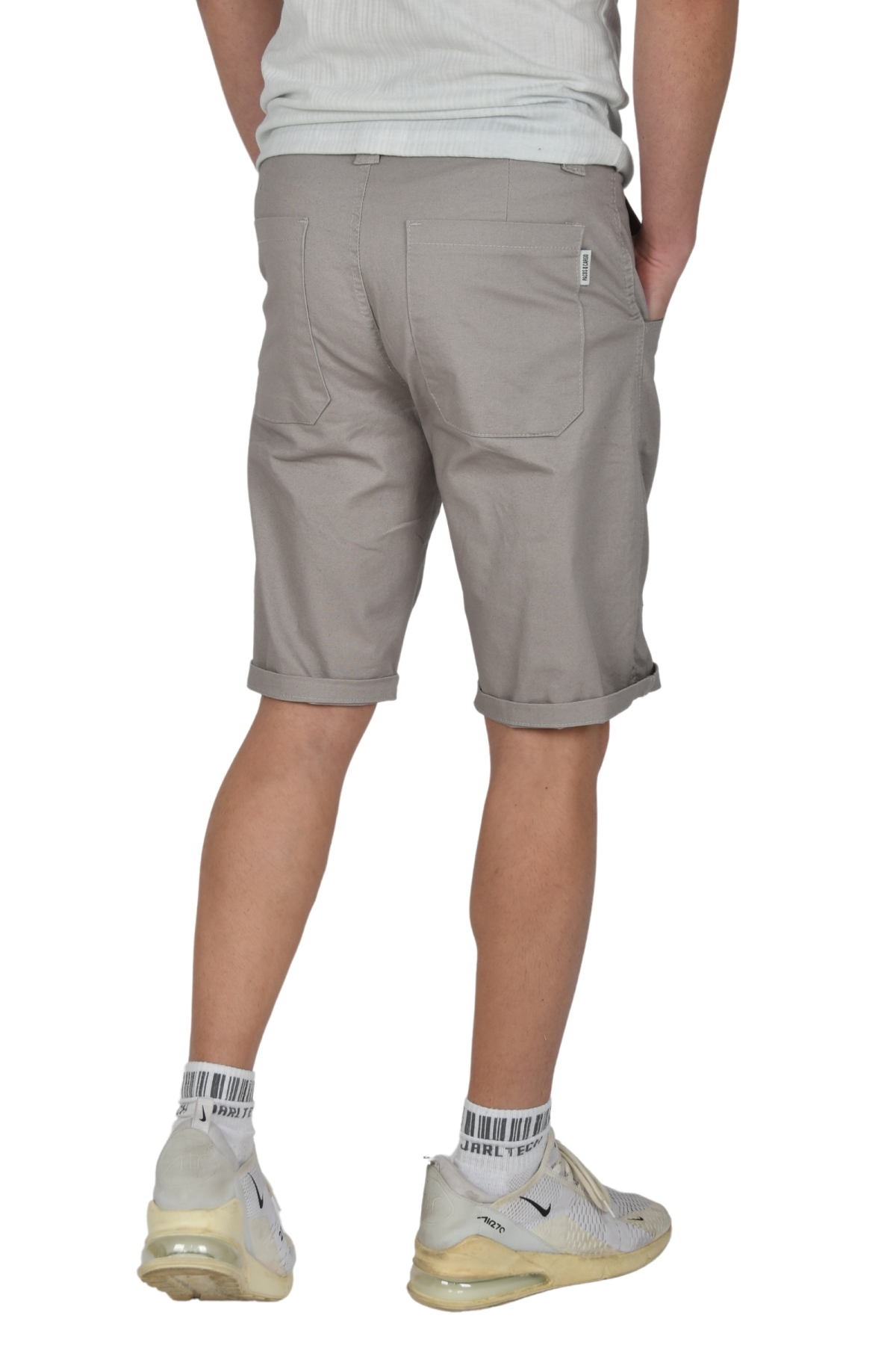 DeepSEA Erkek Taş Yeni Sezon Yan Cep Fermuarlı Slim Fit Kargo Şort ...