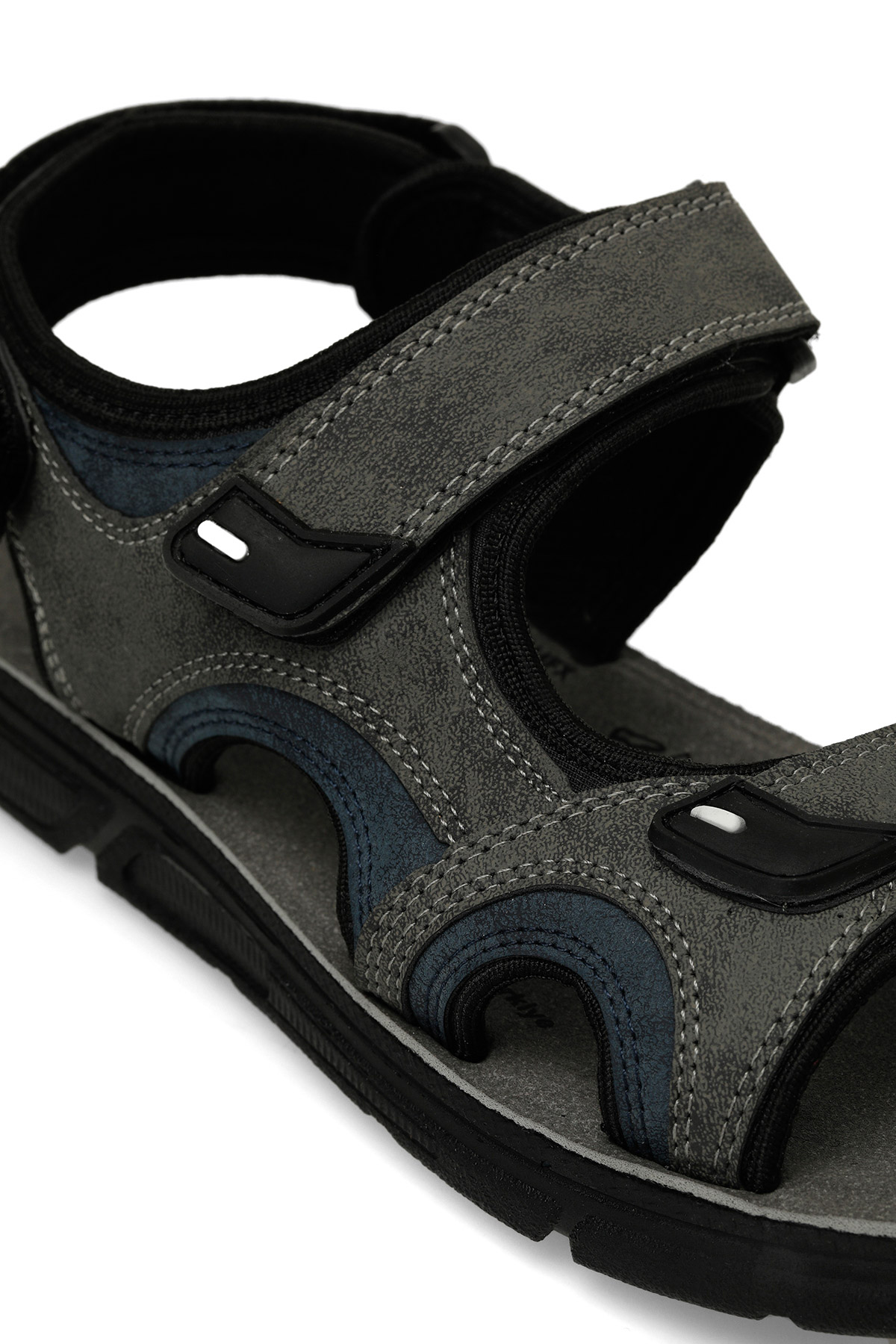 406001.M4FX Antrasit Erkek Sandalet Fiyatları | Flo