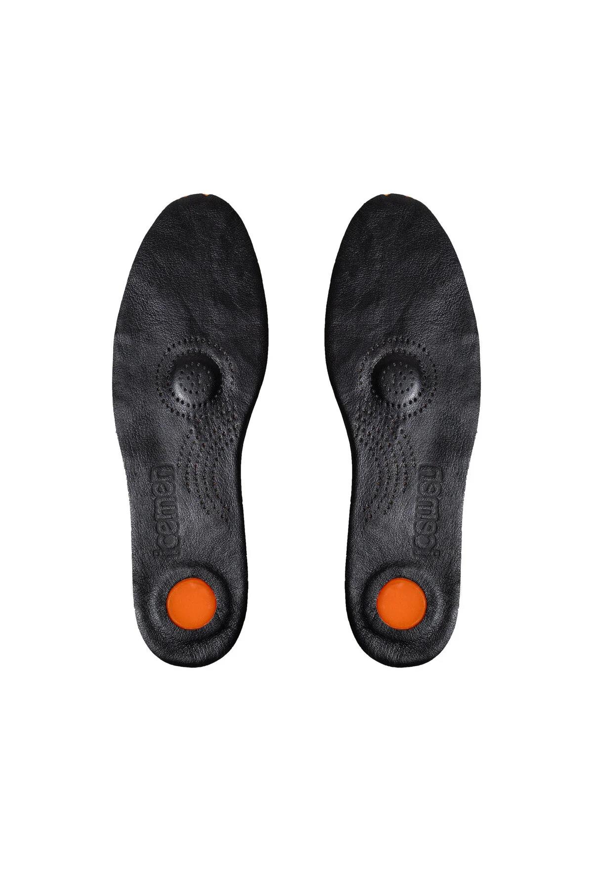 Jel Topuk Destekli Deri Tabanlık Siyah Fiyatları | Flo