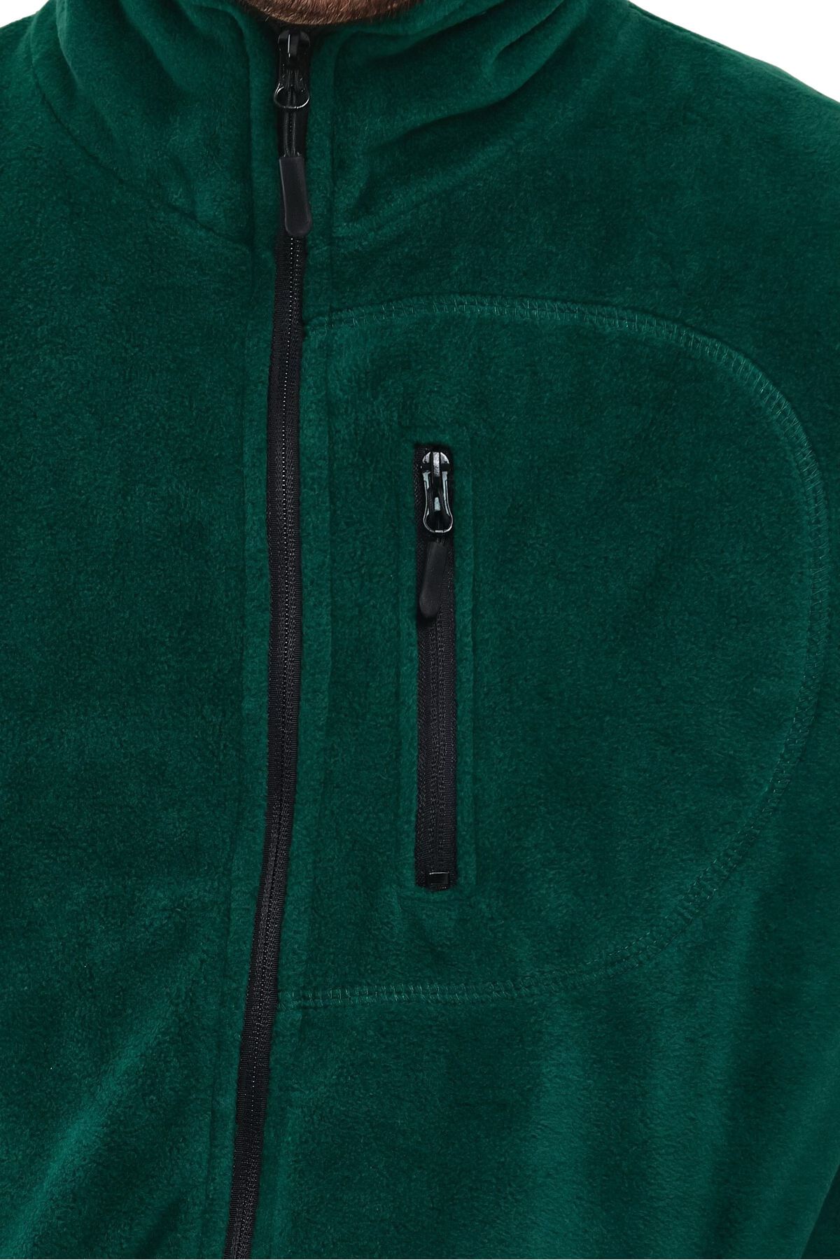 GENIUS Store Erkek Polar Tam Fermuarlı 3 Cepli Outdoor Polar Ceket ...