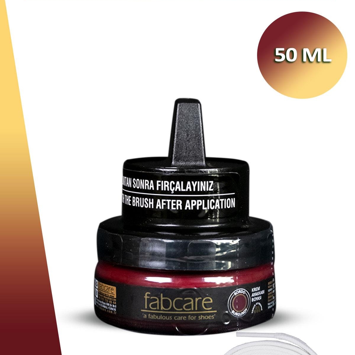 Bağcık + Fabcare Ayakkabı Bakım Kremi Boyası Cam Kavanoz Süngerli 50 ML Set Fiyatları | Flo