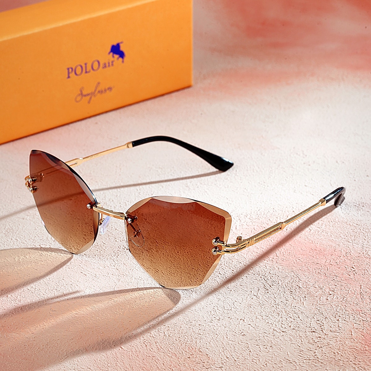 Kristal Kesme Cam Cat Eye Güneş Gözlüğü Kahverengi Renk Fiyatları | Flo