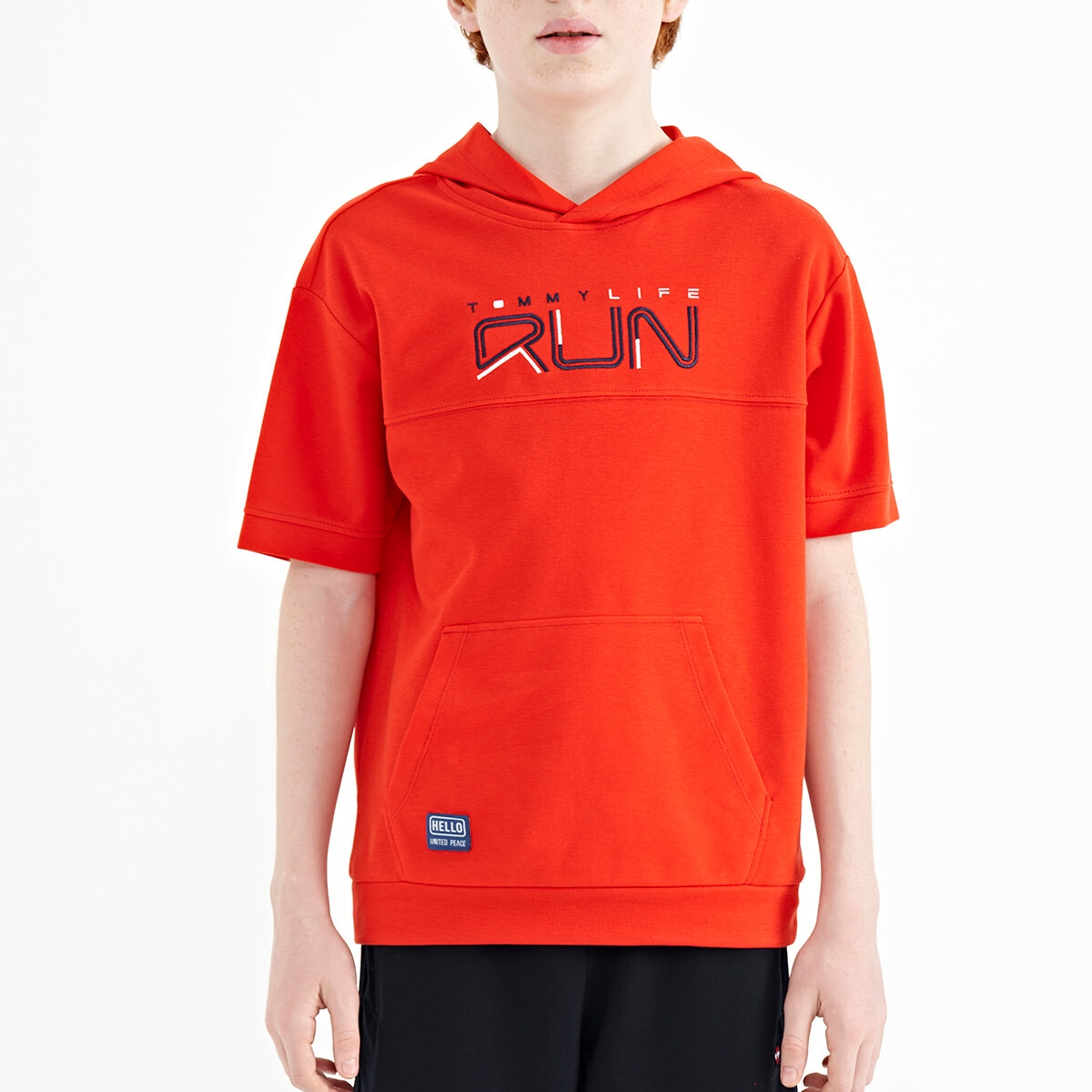 Fiesta Kanguru Cepli Kapüşonlu Oversize Erkek Çocuk T-Shirt - 11160 ...