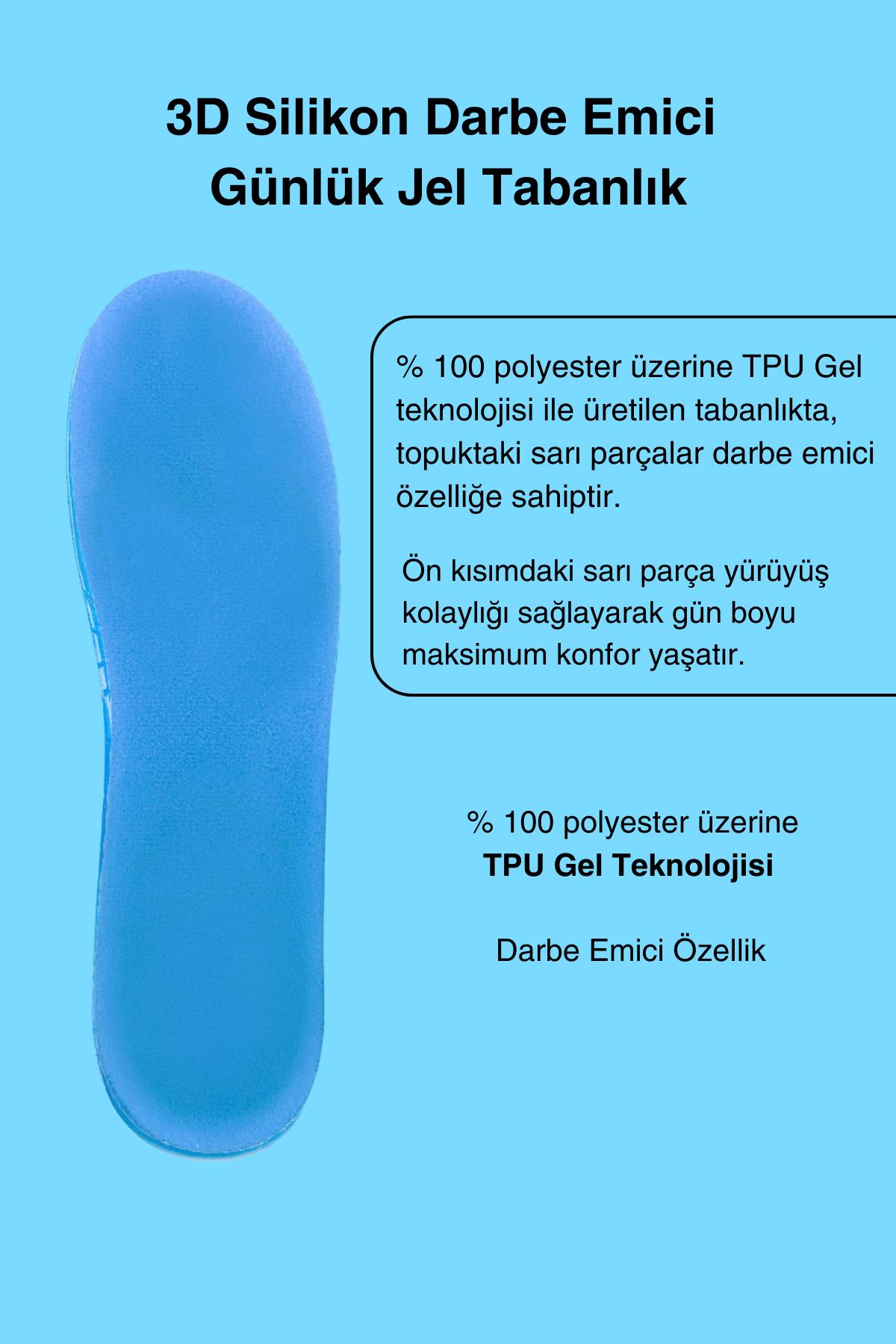 Erkek 3D Silikon Darbe Emici Günlük Jel Tabanlık Fiyatları | Flo