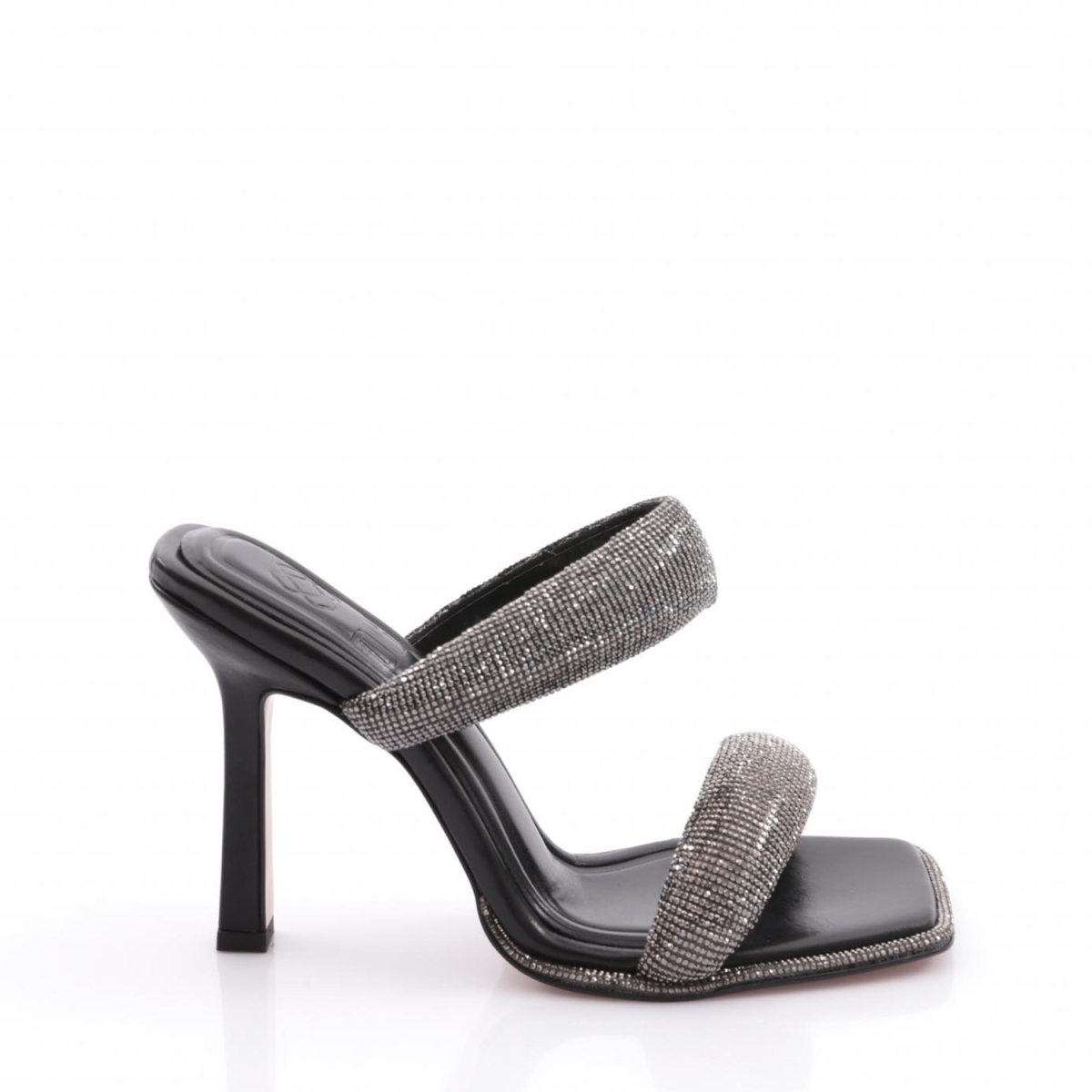 2027 Kadin Kalin Silver Taş Bantli Topuklu Terlik Fiyatları | Flo