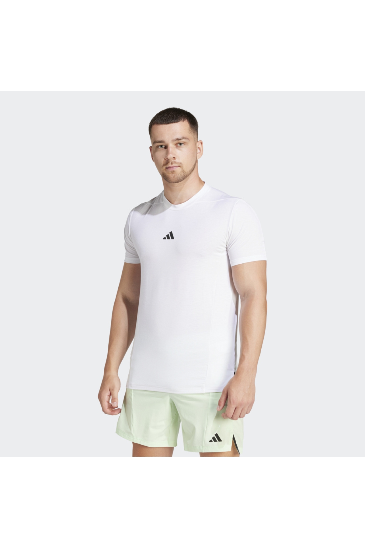 Designed For Training Erkek Beyaz Bisiklet Yaka Tişört Fiyatları | Flo