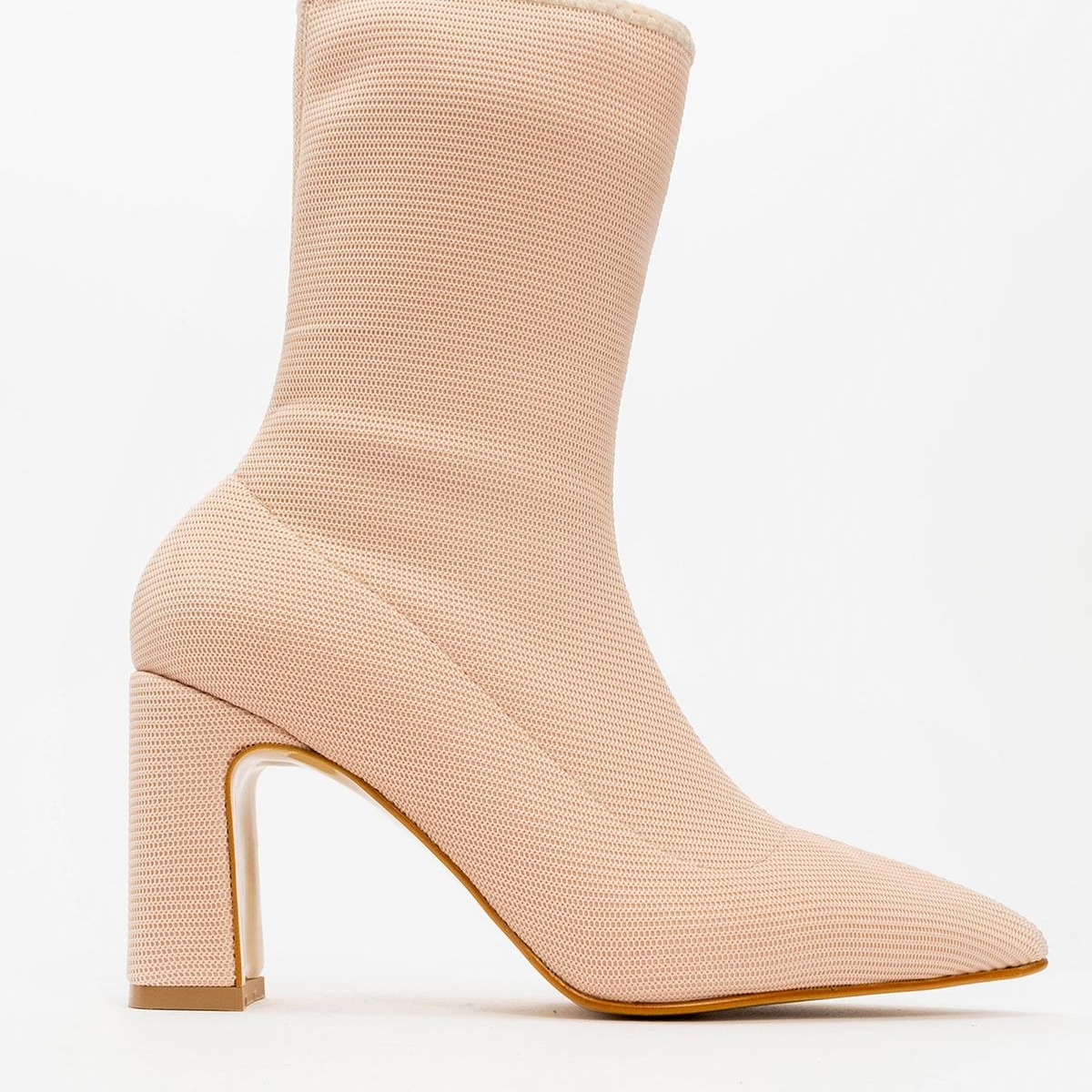 Kadın Topuklu Çorap Bot BEJ Fiyatları | Flo