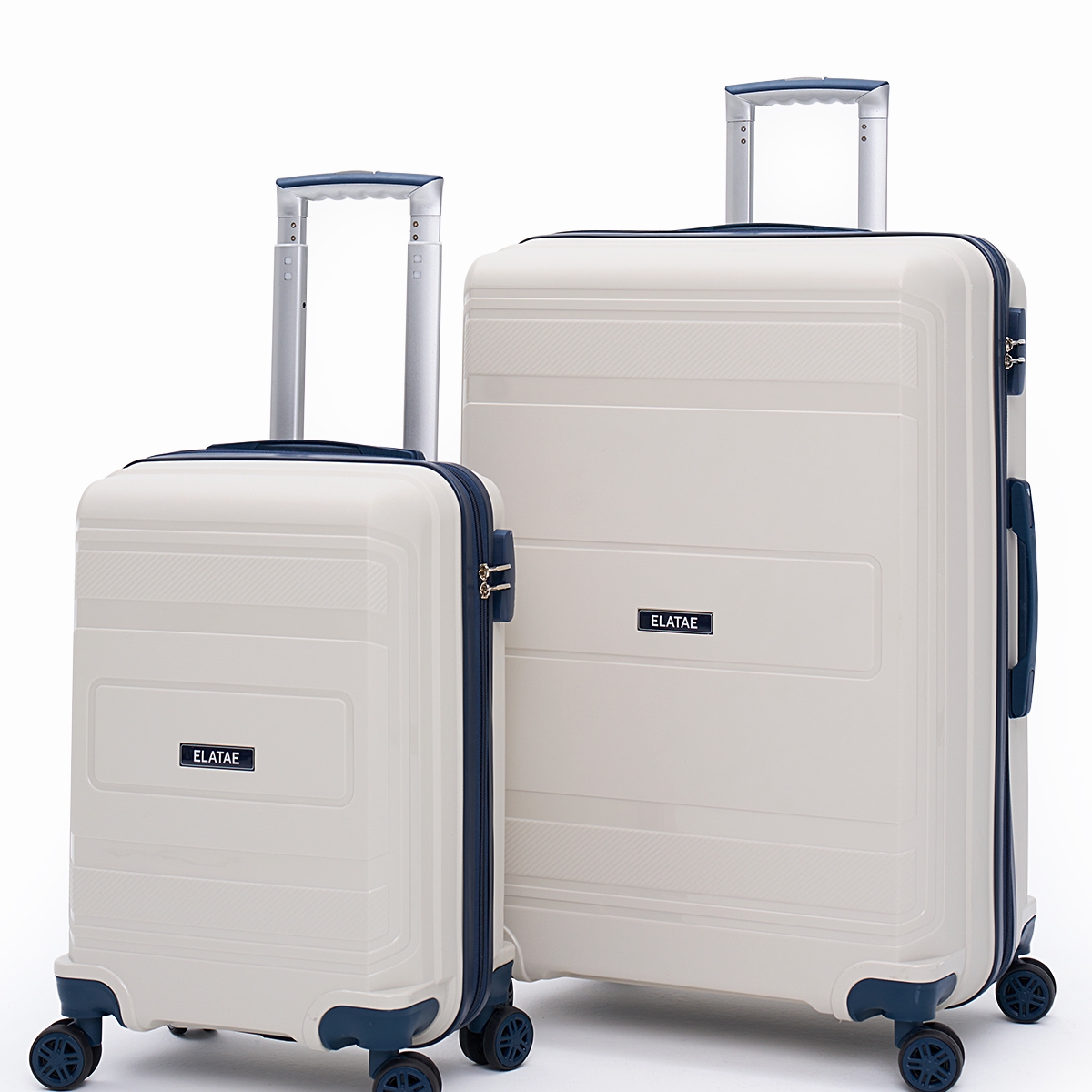 Premium Polipropilen Kırılmaz 2'li Valiz Seti Büyük Boy - Kabin Boy ...