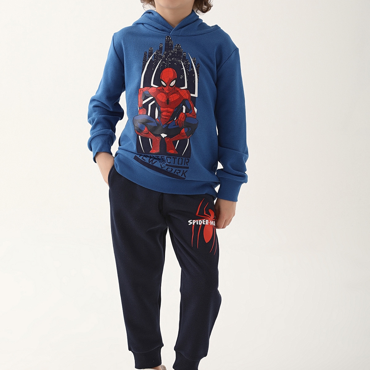Spider Man D4830-3 Erkek Çocuk Eşofman Takımı Saks Mavi Fiyatları | Flo
