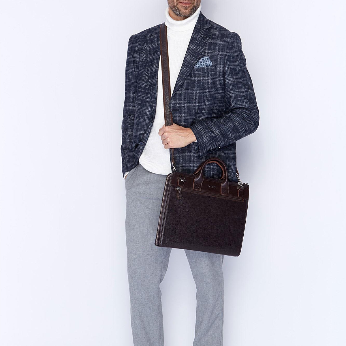 deri 239 slim hakiki deri evrak çantası suya dayanıklı ACI KAHVERENGİ ...