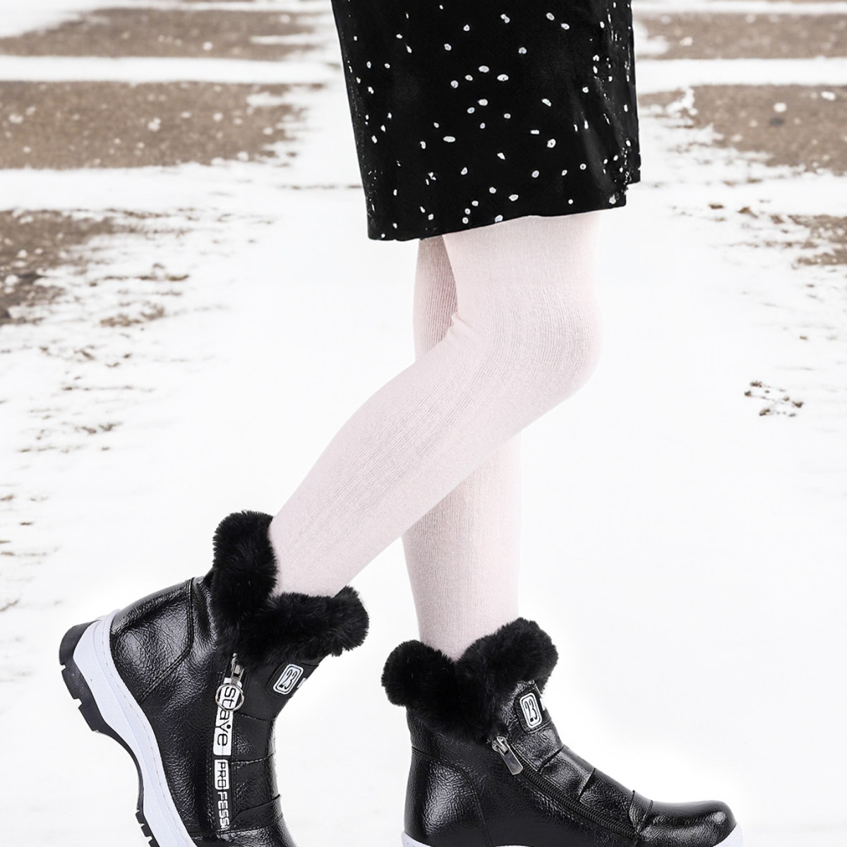 Bente Rugan Çatlak Fermuarlı Kız Çocuk Bot Ayakkabı Siyah Fiyatları | Flo