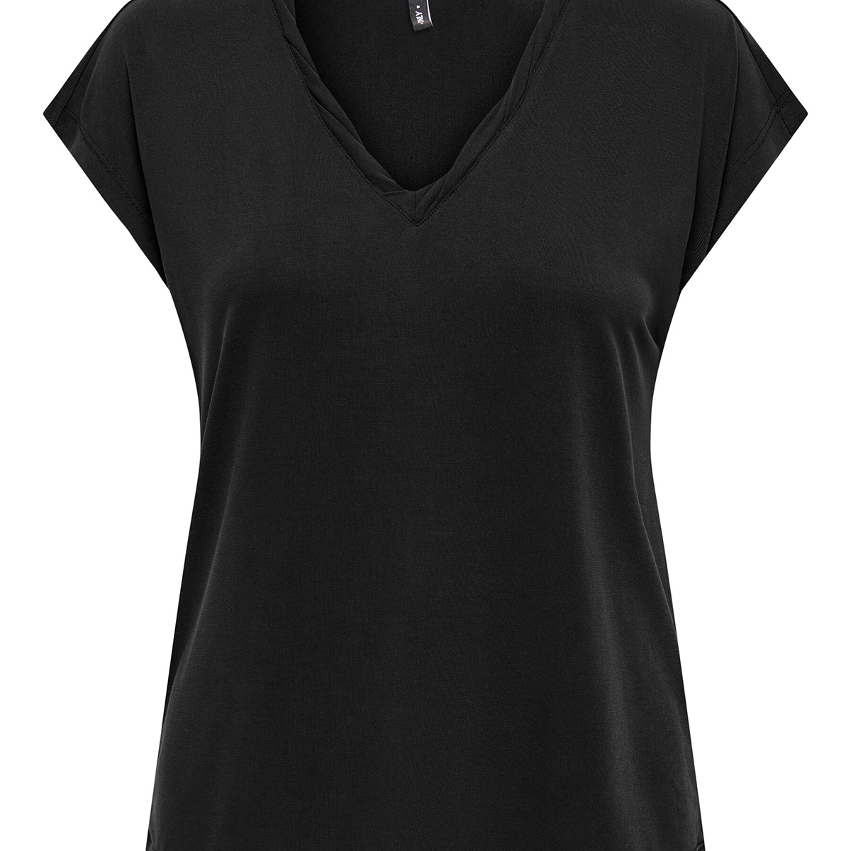 Kadın Onlhannah V Yaka Kısa Kollu T-Shirt 15326642 Siyah Fiyatları | Flo