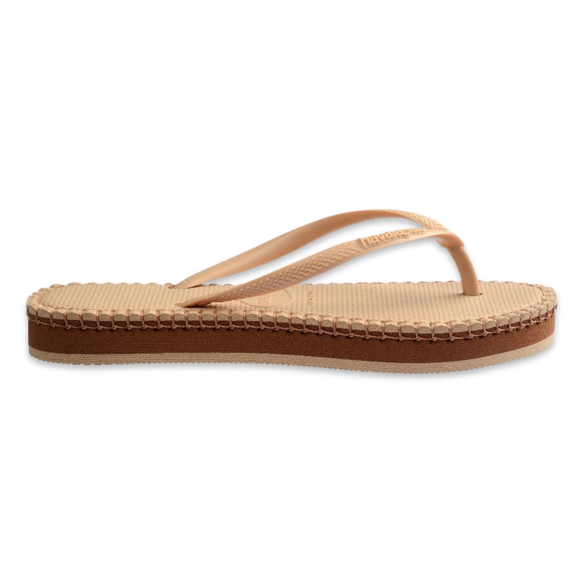 4149928 Slim Flatform Loop Parmak Arası Bej Kadın Terlik Fiyatları | Flo