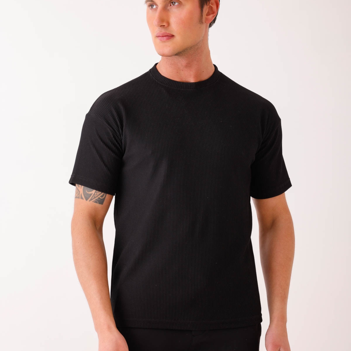 SOLIS Slim Fit Basic Tişört - Siyah Fiyatları | Flo