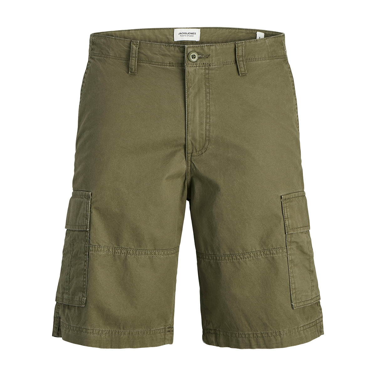 Jack&Jones Cole Mateo Cargo Mid Erkek Haki Şort Fiyatları | Flo