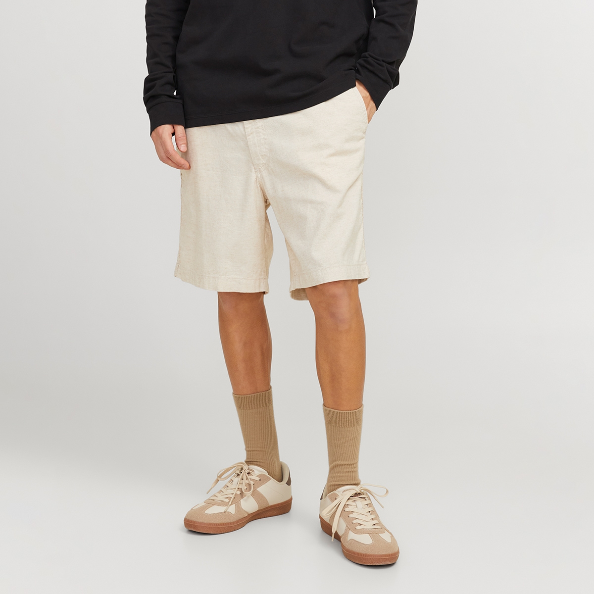 Jack&Jones Jaiden Campaign Hybrid Bondi Erkek Bej Şort Fiyatları | Flo