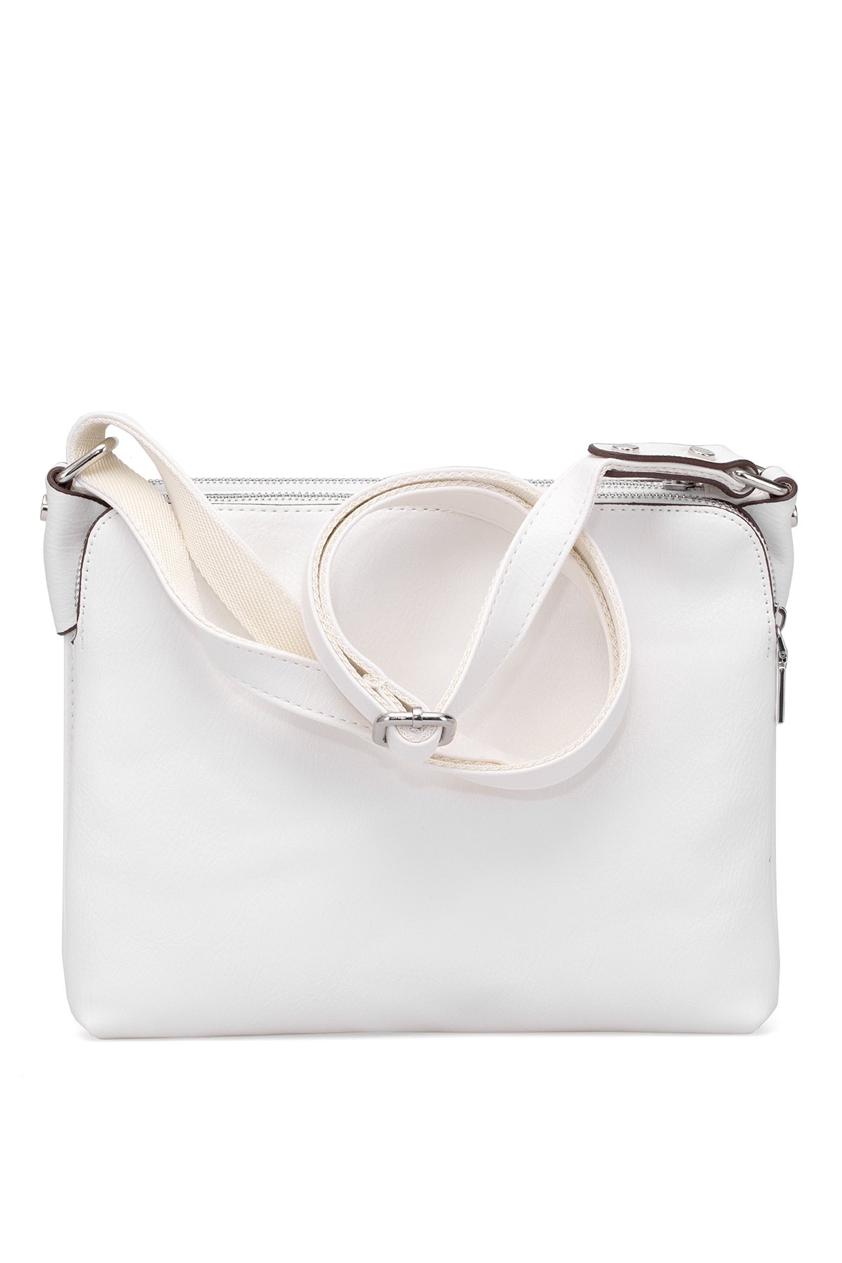 CLIM332-7C Kadın Omuz Çantası Beyaz Fiyatları | Flo