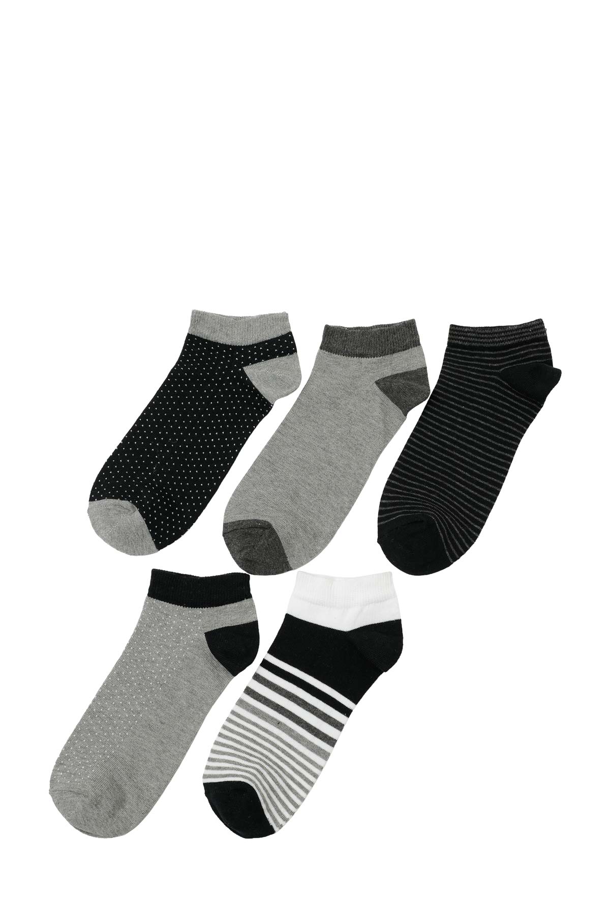 FULL 5LI PTK-M 5PR Çok Renkli Erkek 5'li Patik Çorap Fiyatları | Flo
