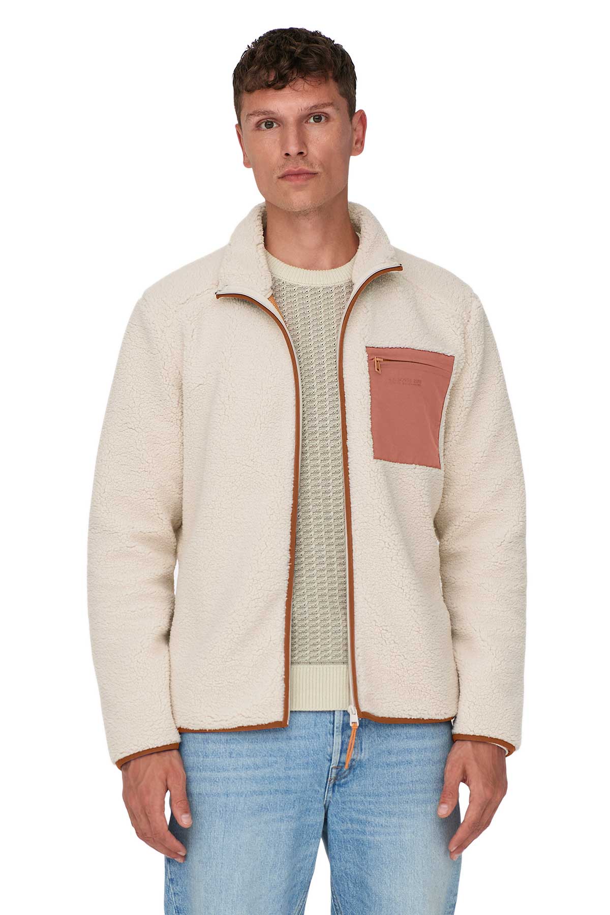 ONSDALLAS LIFE SHERPA JAC Bej Erkek Ceket Fiyatları | Flo