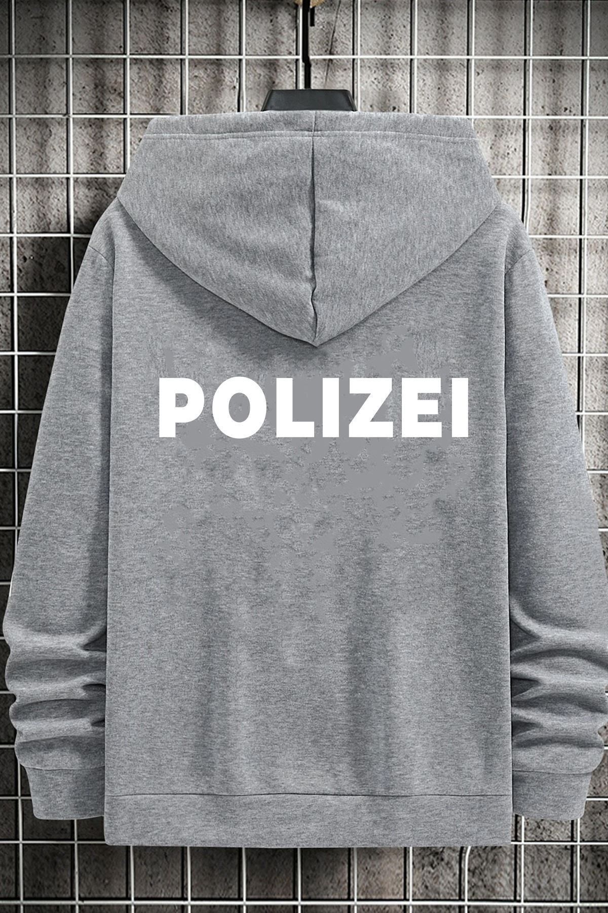 Unisex Polizei Sırt Baskılı Sweatshirt Fiyatları | Flo