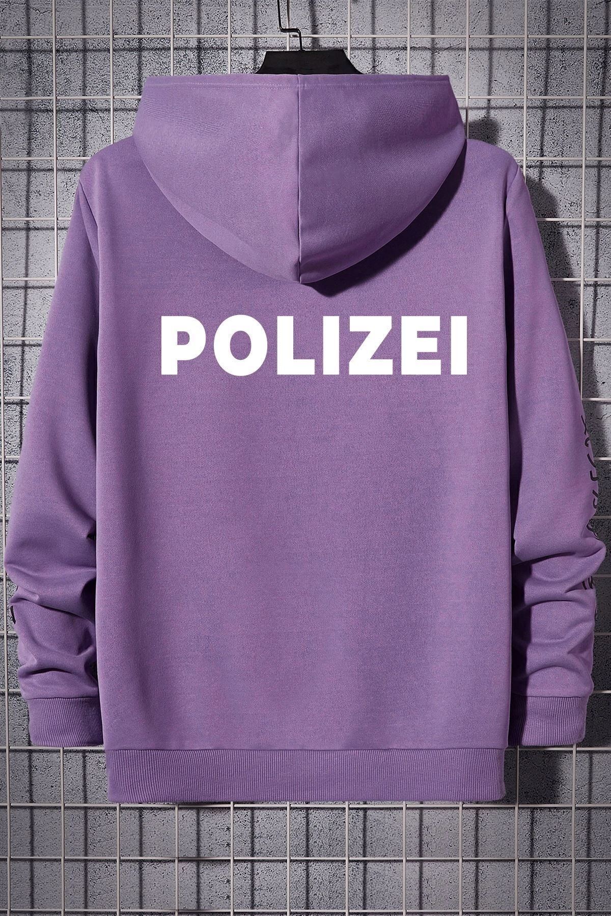 Unisex Polizei Sırt Baskılı Sweatshirt Fiyatları | Flo