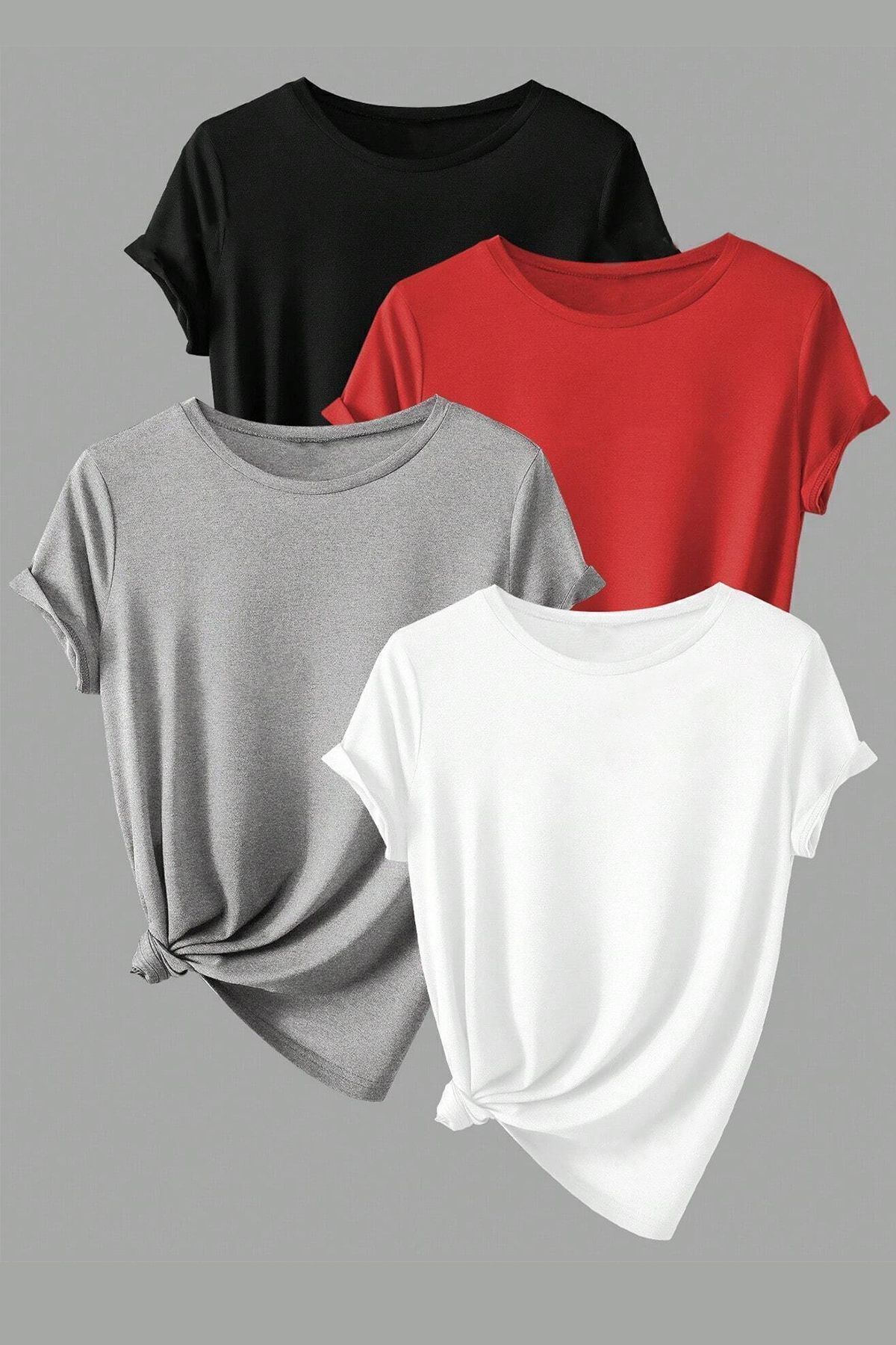 Unisex Basic Model 4'lu Tshirt Fiyatları | Flo