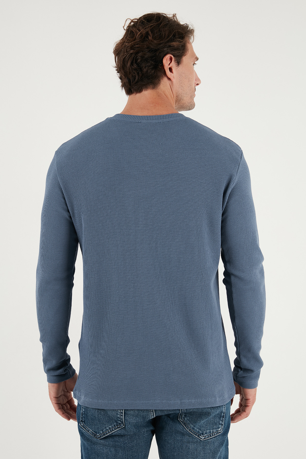 Erkek Sweat 5905073S3 Antrasit-Açık Haki-Koyu Gri Fiyatları | Flo