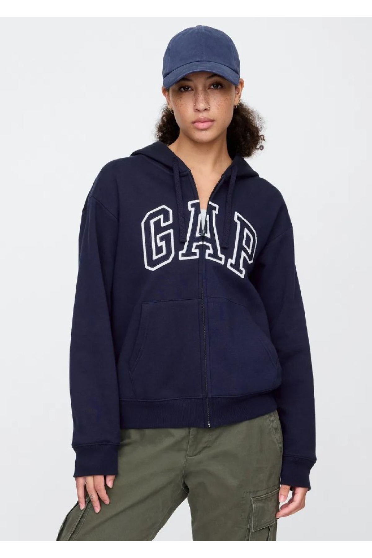 V- Logo Fleece Herıtage Fz Hd 678782 Hoodie Kapüşonlu Fermuarlı Kadın ...