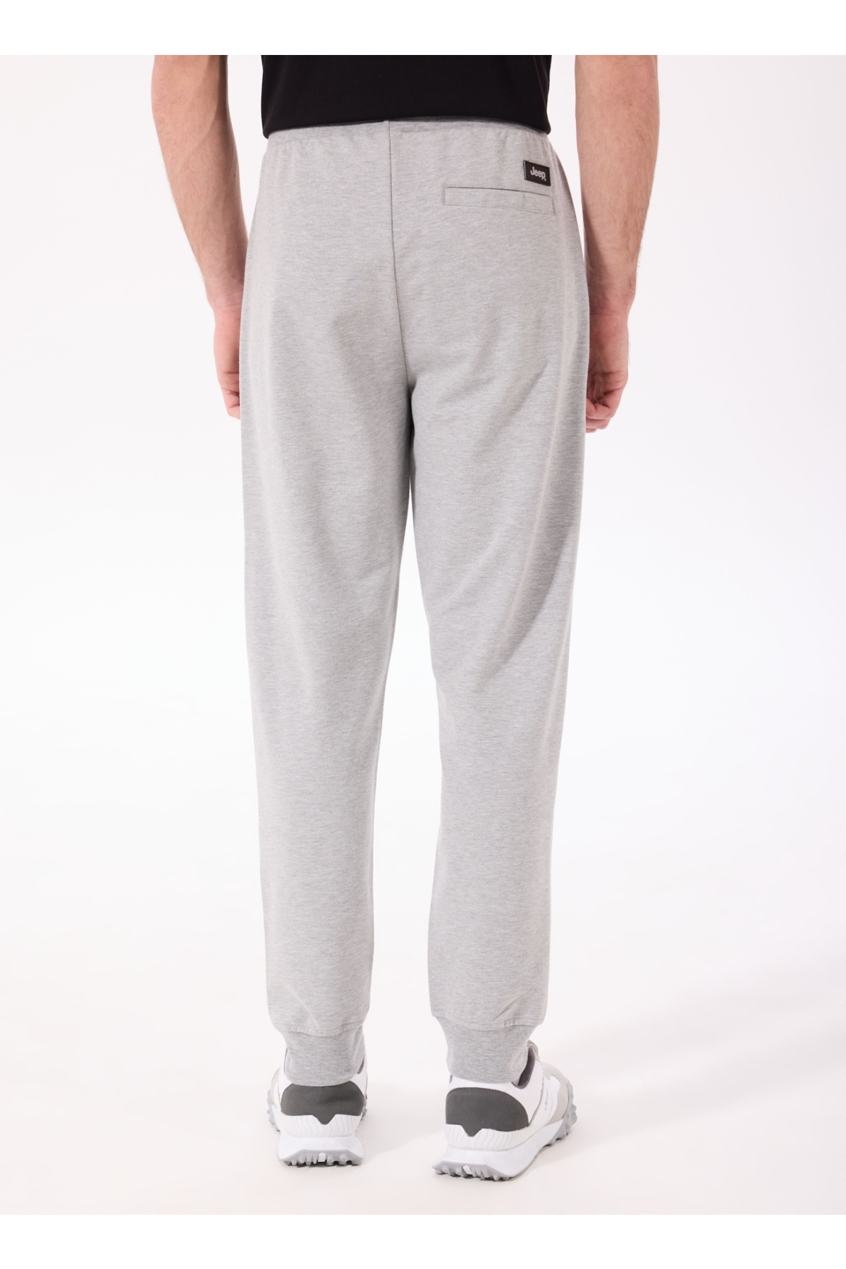 Lastikli Bel Classic Fit Gri Melanj Erkek Eşofman Altı E-WEEPY ...